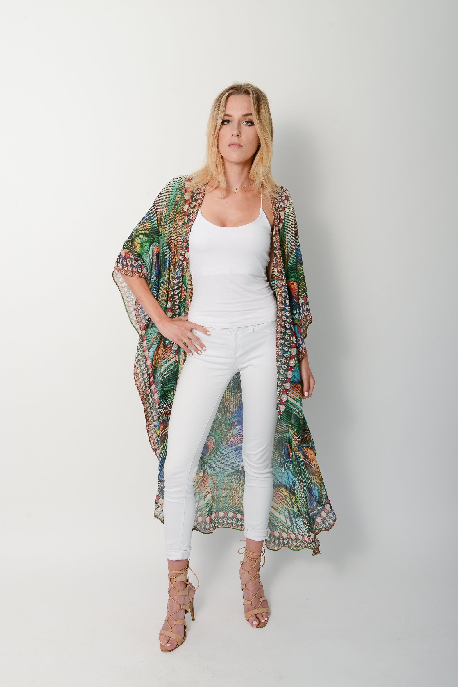 Exotic Peacock Cape | Shop Online | Glamtanz