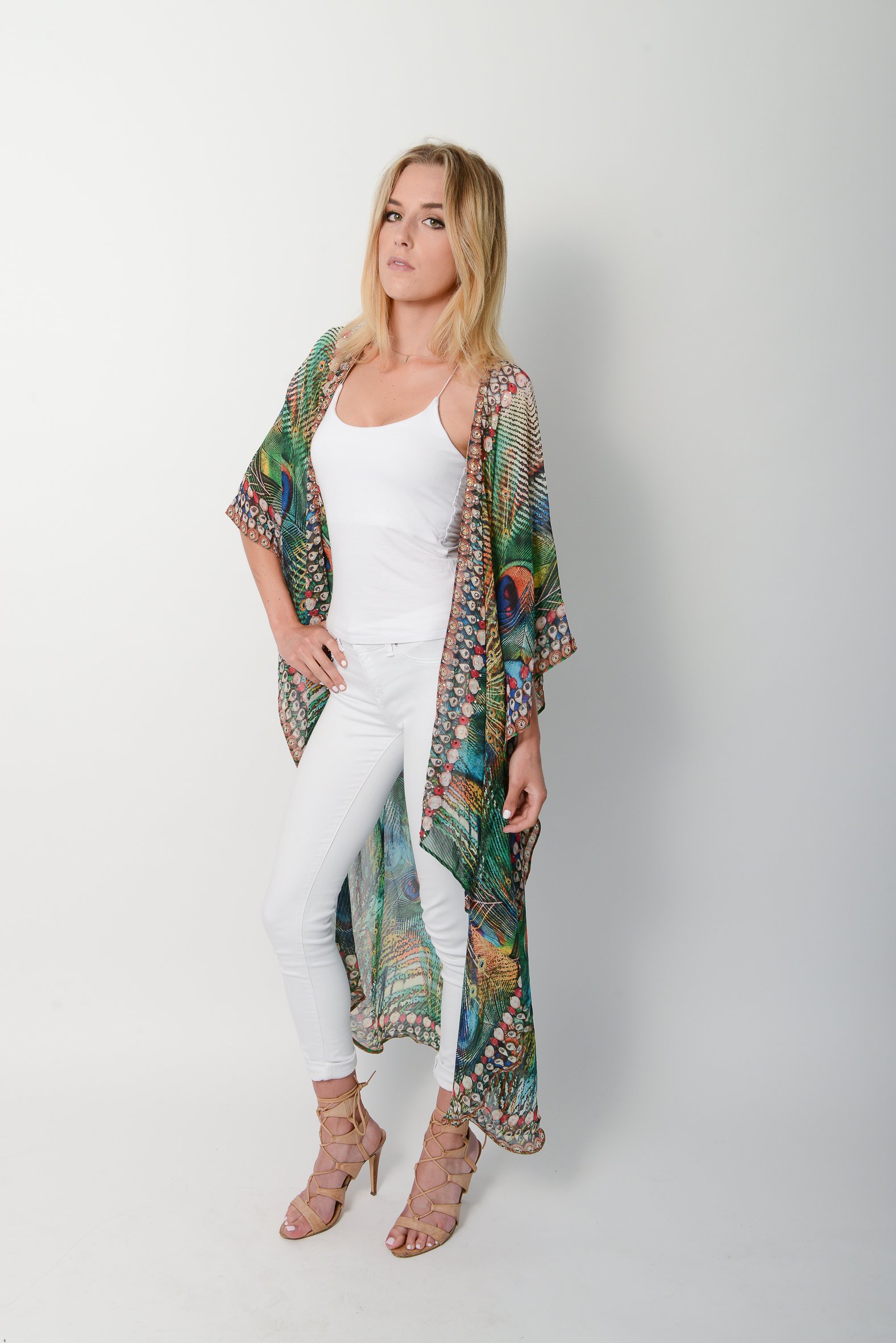 Exotic Peacock Cape | Shop Online | Glamtanz